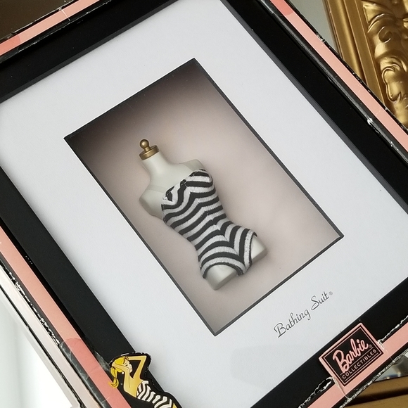Barbie | Other | Collectable Barbie Original 95s Striped Swimsuit ...